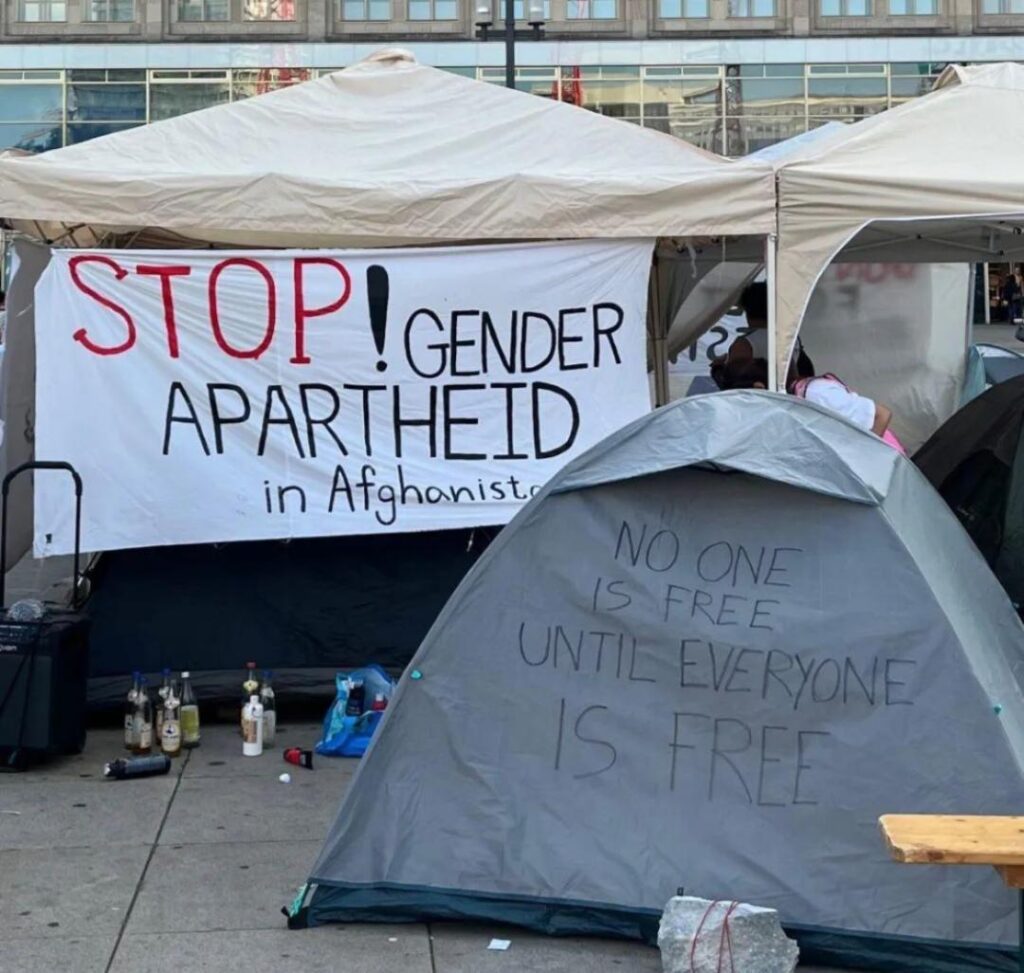 in Germany] you’re denied as an Afghan to show solidarity with Palestine” – The Left Berlin